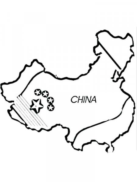 China coloring pages
