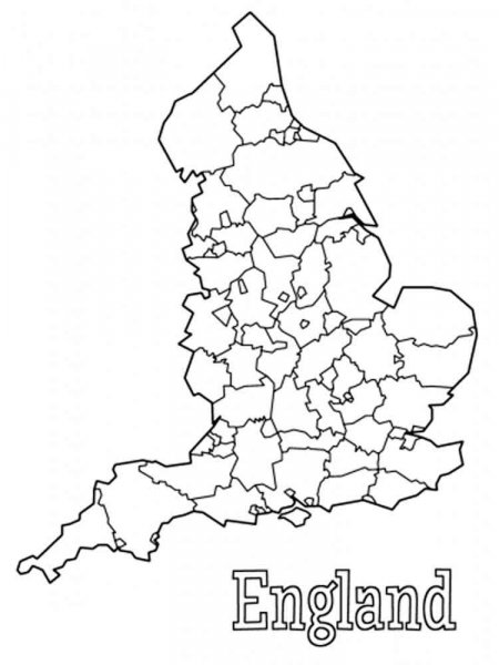 England coloring pages