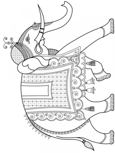 India coloring pages