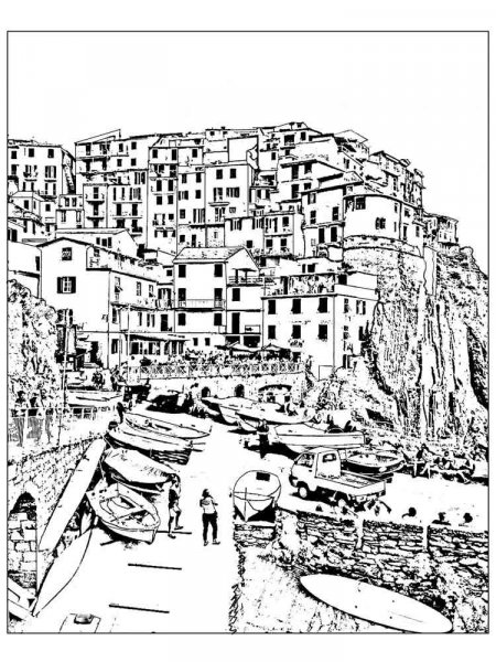 Italy coloring pages