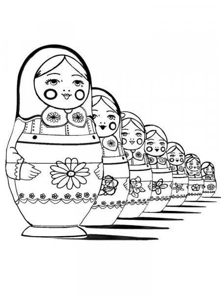Russia coloring pages