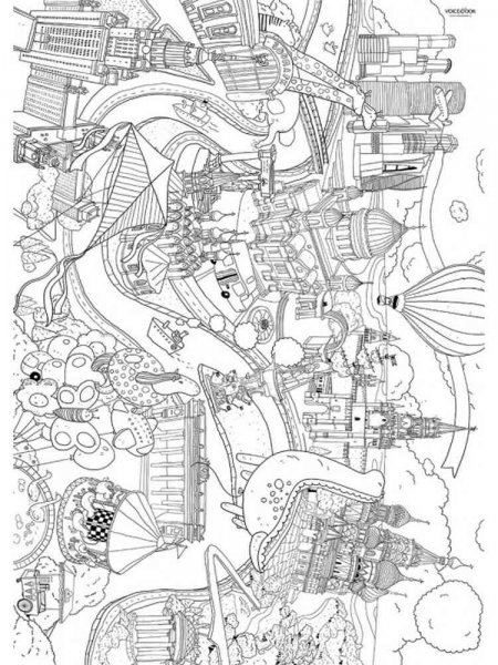 Russia coloring pages