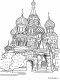 Russia coloring pages