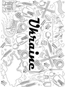 Ukraine coloring pages