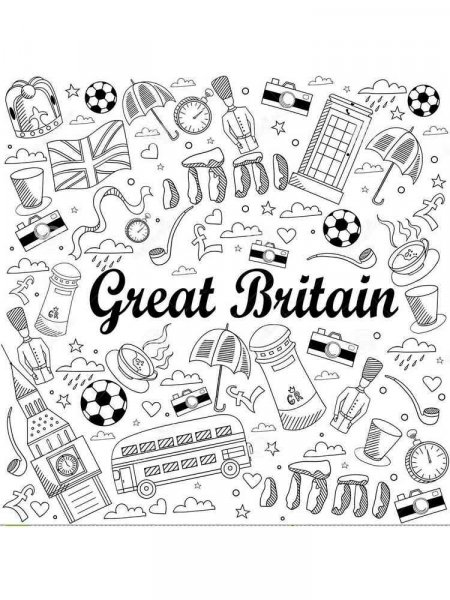 United Kingdom coloring pages
