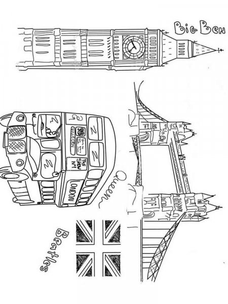 United Kingdom coloring pages