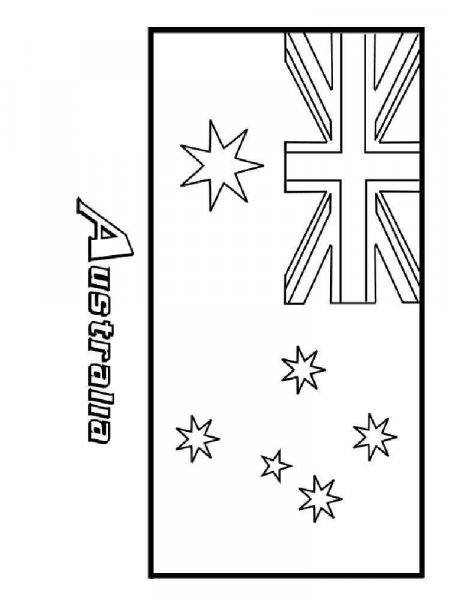 Flags of countries coloring pages