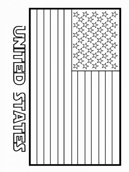 Flags of countries coloring pages