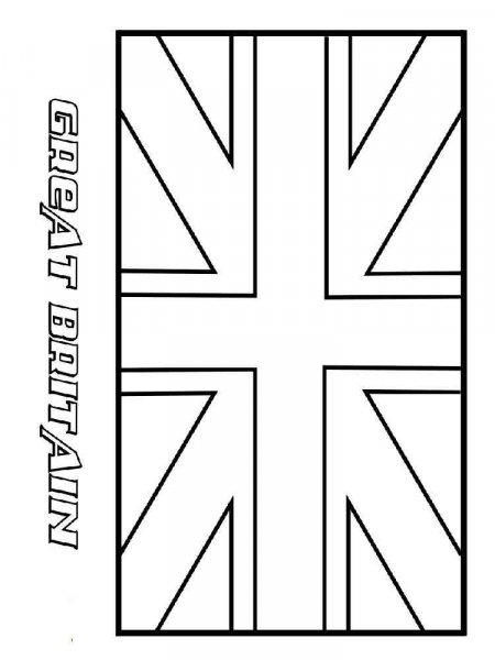 Flags of countries coloring pages