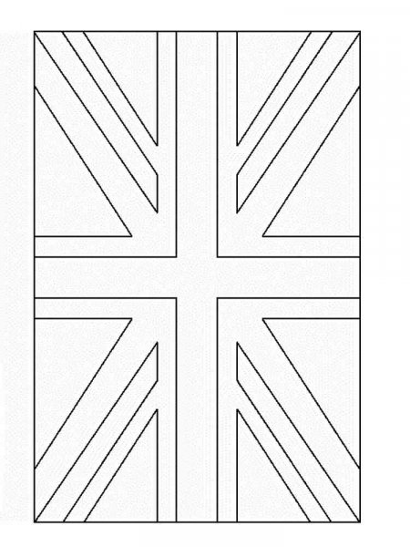 Flags of countries coloring pages