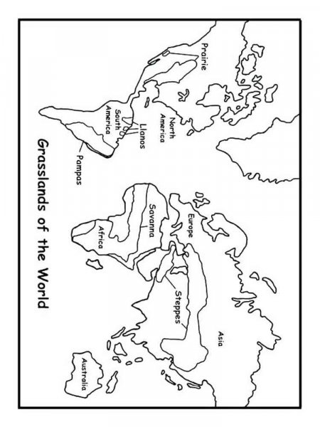 Geography coloring pages