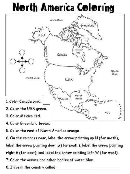 Geography coloring pages