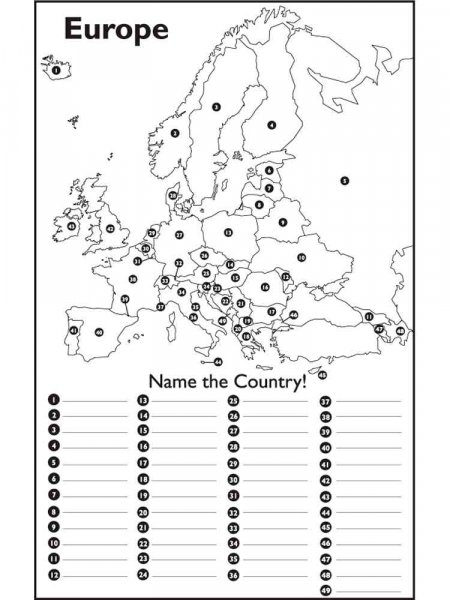 Geography coloring pages