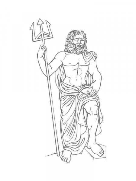 Greek Gods coloring pages