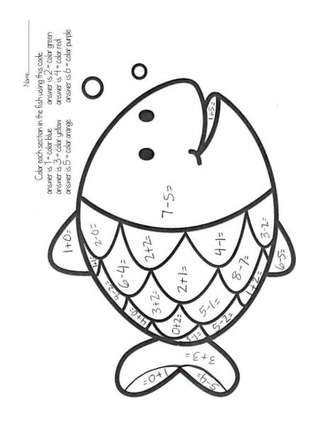 Math coloring pages