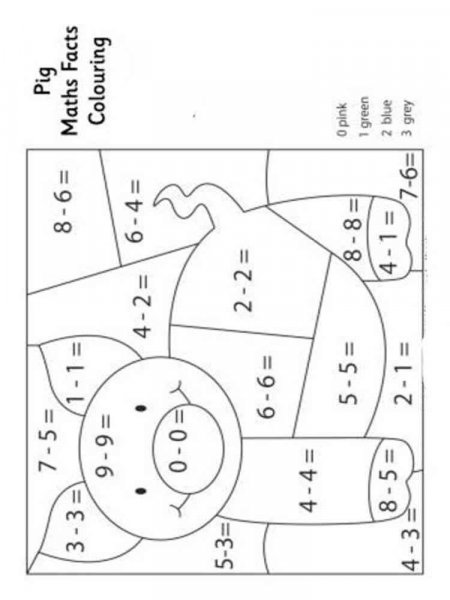 Math coloring pages