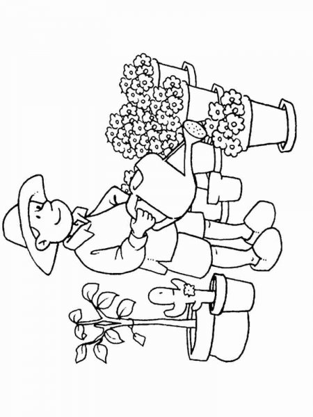 Professions coloring pages