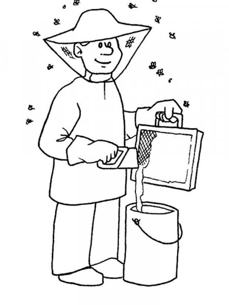Professions coloring pages