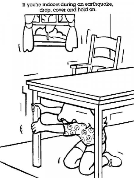 Safety coloring pages