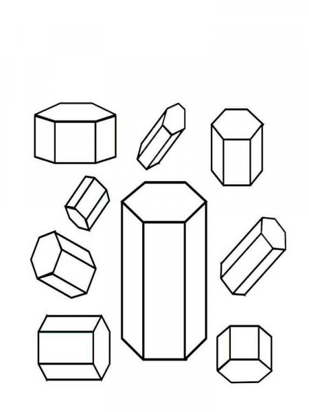 Shapes coloring pages