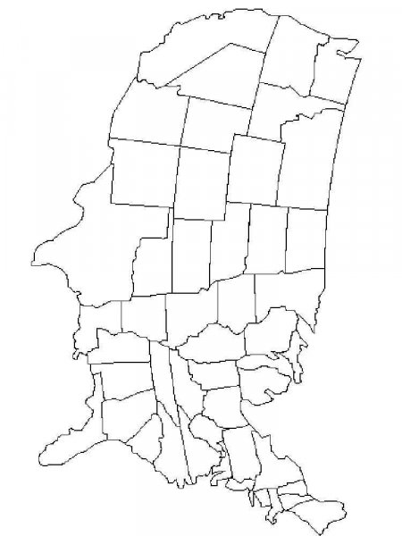 State Map coloring pages