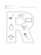 Letter R coloring pages