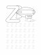 Letter Z coloring pages