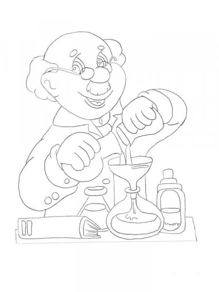 Chemistry coloring pages