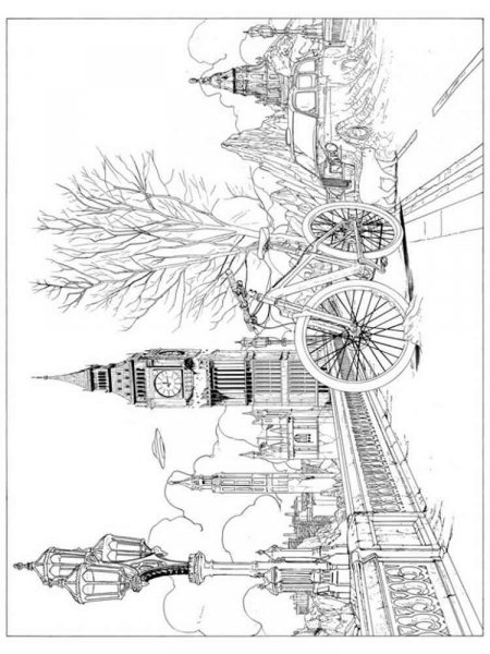 London coloring pages