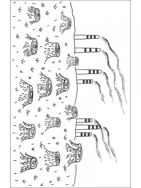 Ecology coloring pages