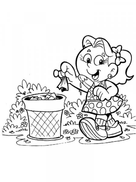 Ecology coloring pages