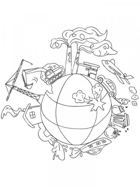 Ecology coloring pages