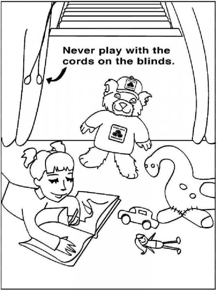 Health and Safety coloring pages