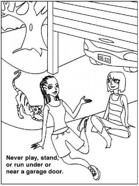 Health and Safety coloring pages