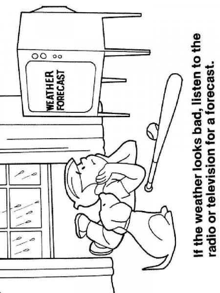 Health and Safety coloring pages