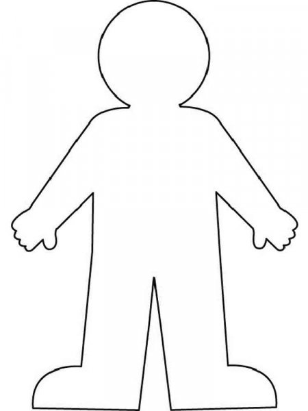 Human Body coloring pages