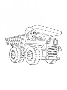 Driver coloring pages