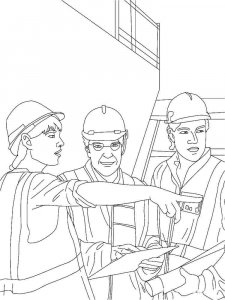 Engineer coloring pages