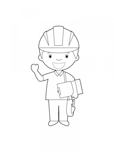 Engineer coloring pages