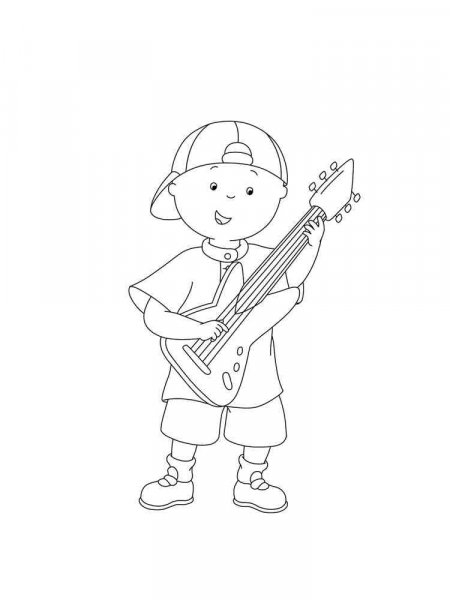 Guitar Player coloring pages