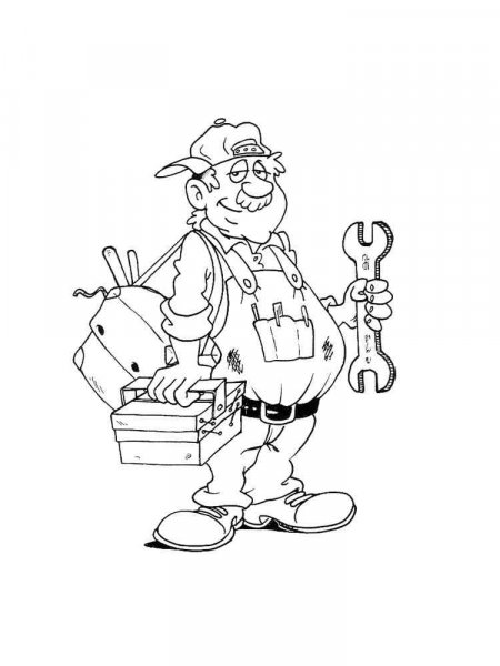 Locksmith coloring pages