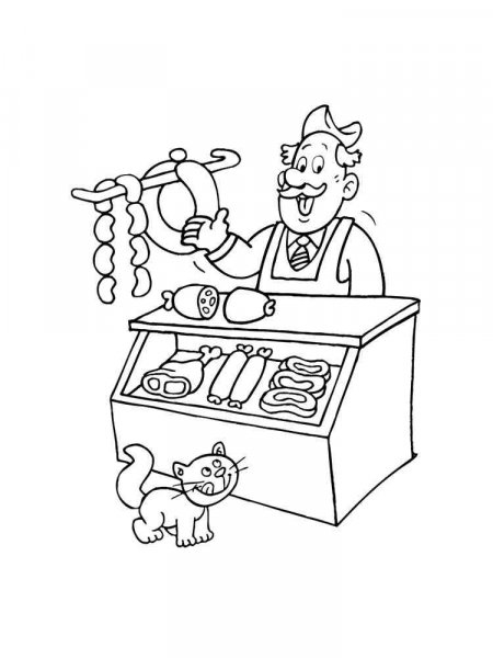 Seller coloring pages
