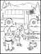 School Bus Safety coloring pages