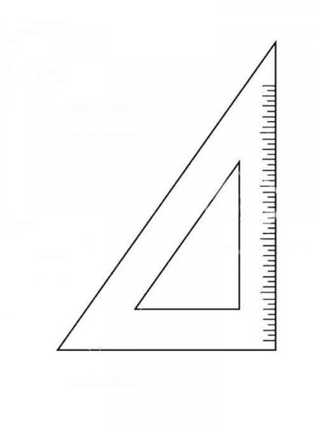 Triangles coloring pages