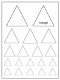 Triangles coloring pages