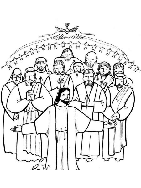 All Saints’ Day coloring page - Free printable