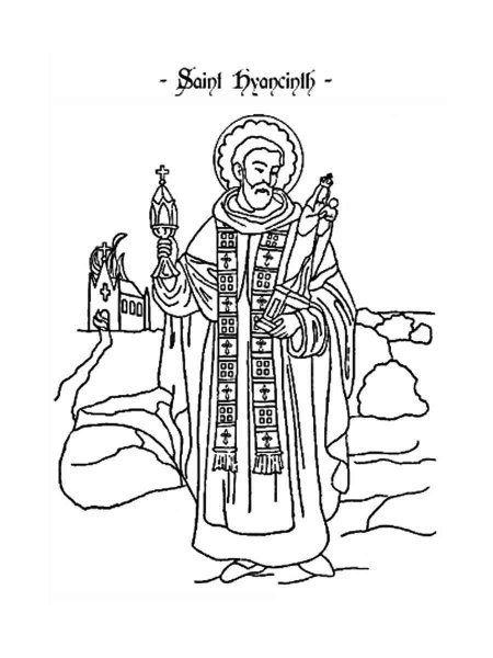 All Saints’ Day coloring page - Free printable