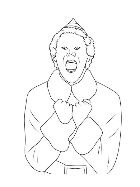 Buddy the Elf coloring page - Free printable