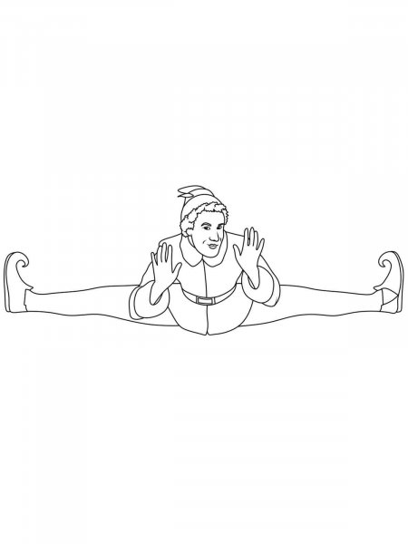 Buddy the Elf coloring page - Free printable