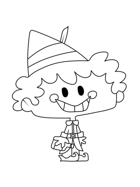 Buddy the Elf coloring page - Free printable